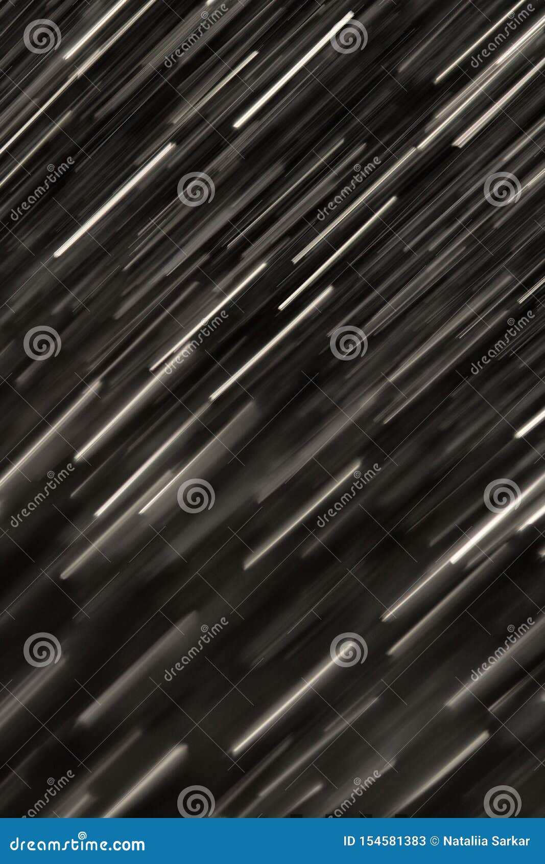 Abstract Dynamic White Lines on a Black Background Stock Image - Image ...