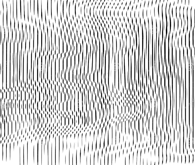 Abstract Dynamical Rippled Surface, Visual Halftone 3D Effect, Illusion ...
