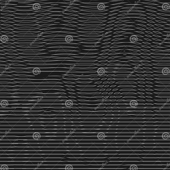 Abstract Moire Texture Rippled Surface, Visual Halftone Wave Shape ...