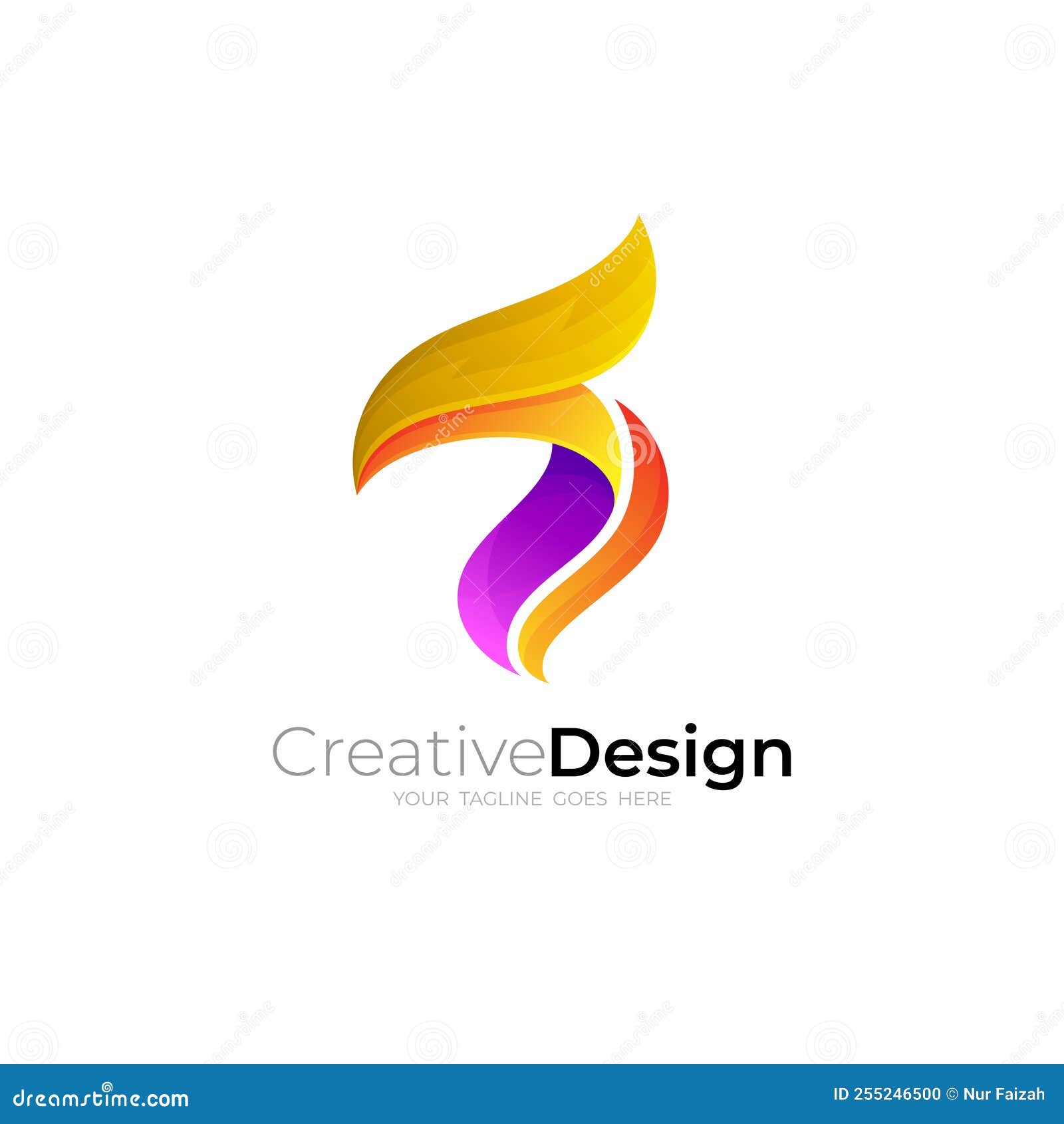 Abstract Eagle Design Template, Modern Style Logos Stock Vector ...