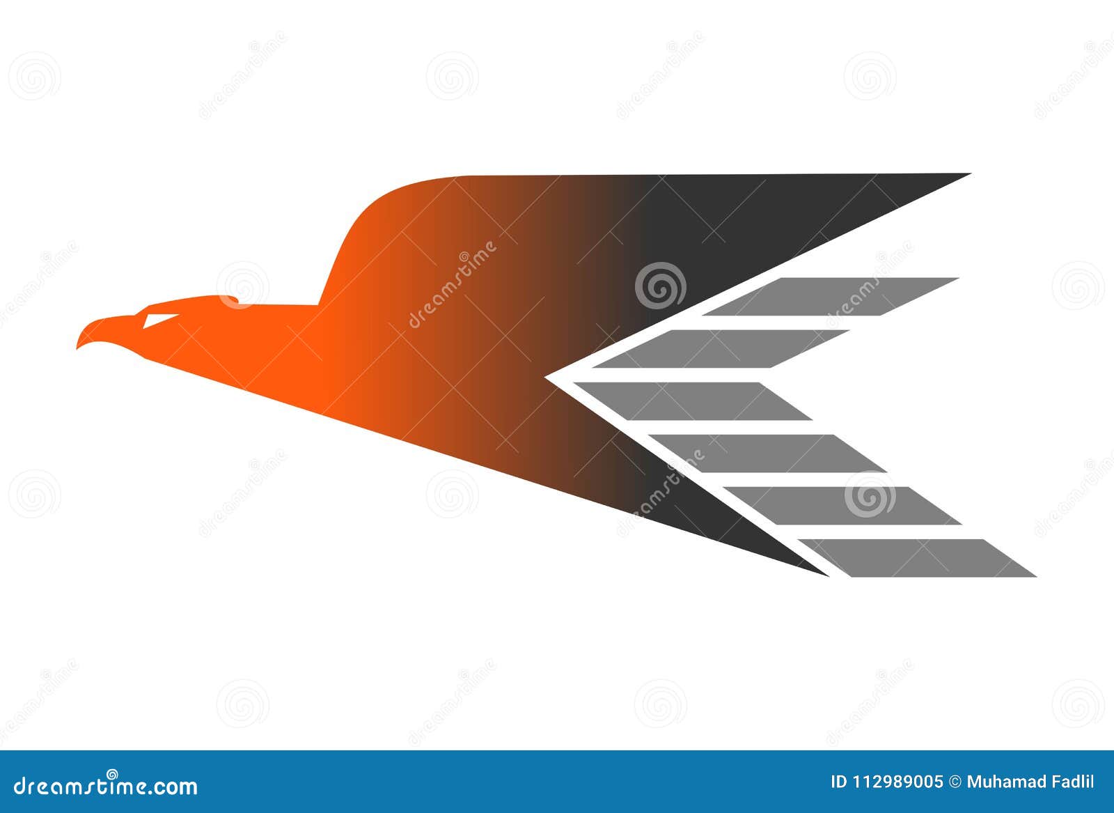 Abstract eagle fly logo stock vector. Illustration of identity - 112989005