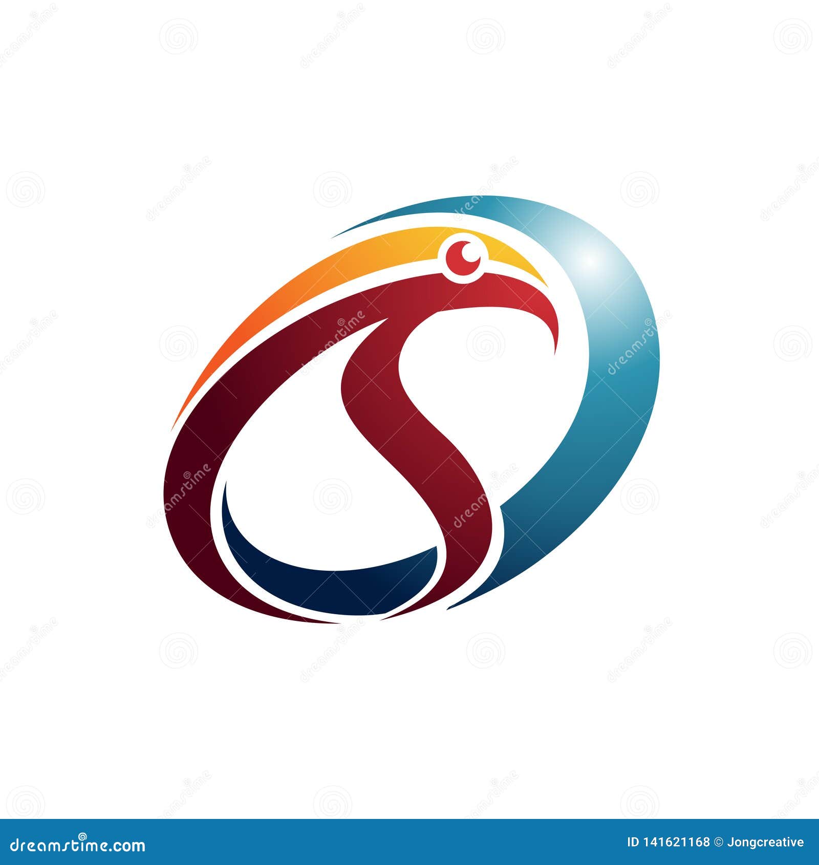 Abstract Eagle Hawk Bird Prey Logo Icon Template Stock Vector ...