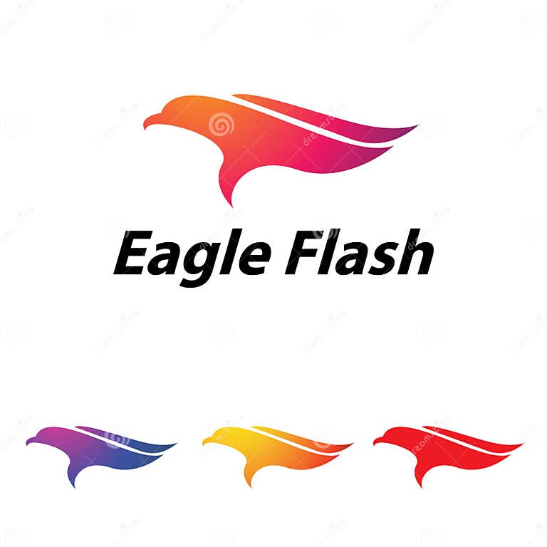 Abstract Eagle Hawk Simple Logo Symbol Illustration Stock Vector ...
