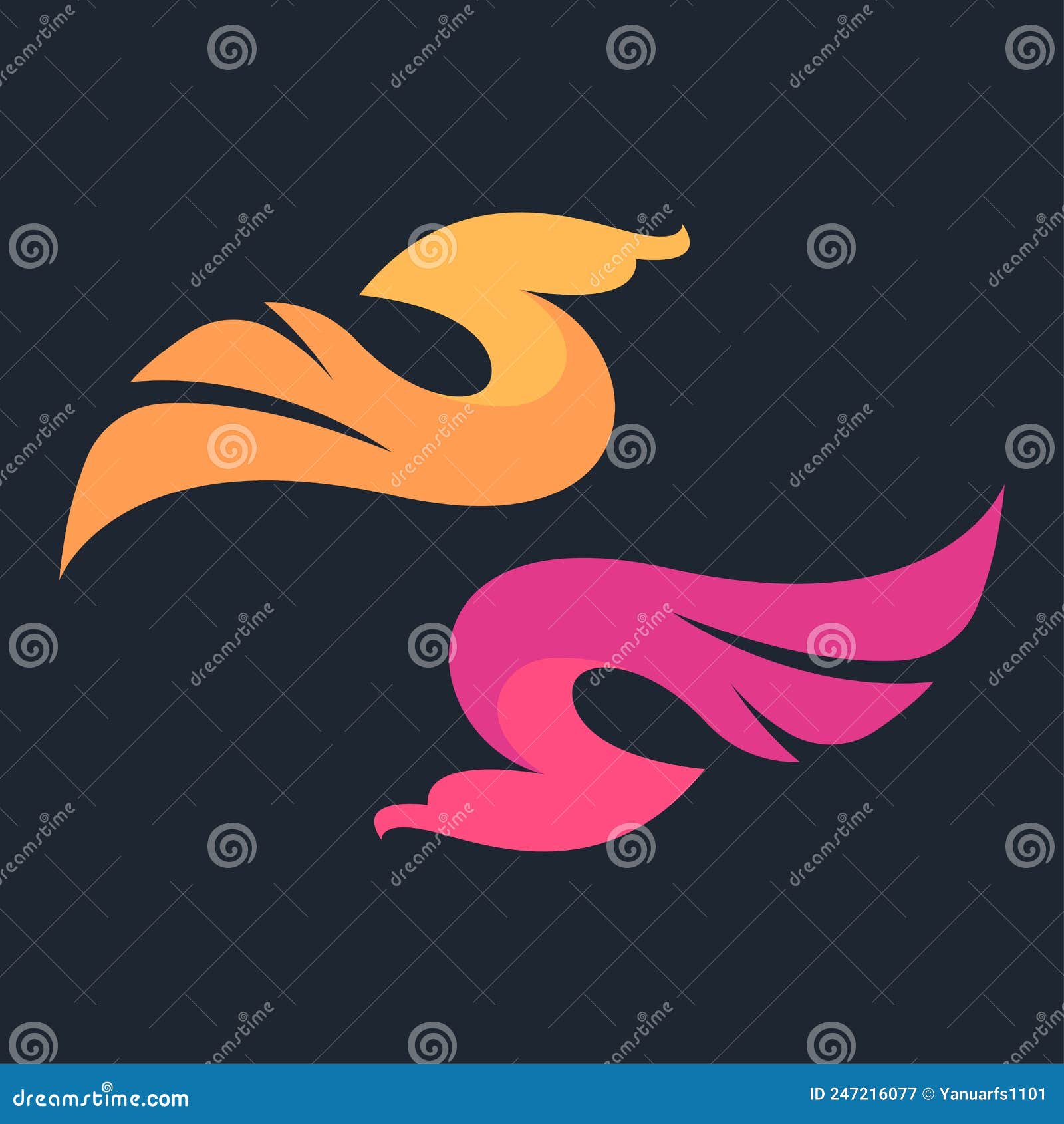 Abstract Eagle Logo Design Concept Vector Stock Vector - Illustration ...
