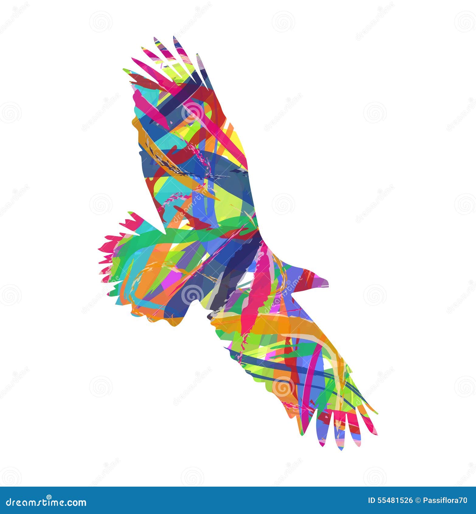 Abstract eagle stock vector. Illustration of fledged - 55481526