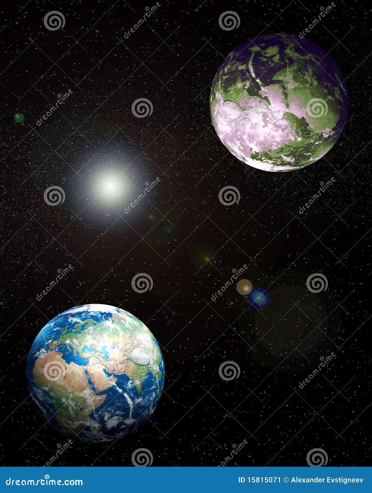 Abstract Earth stock illustration. Illustration of dark - 15815071