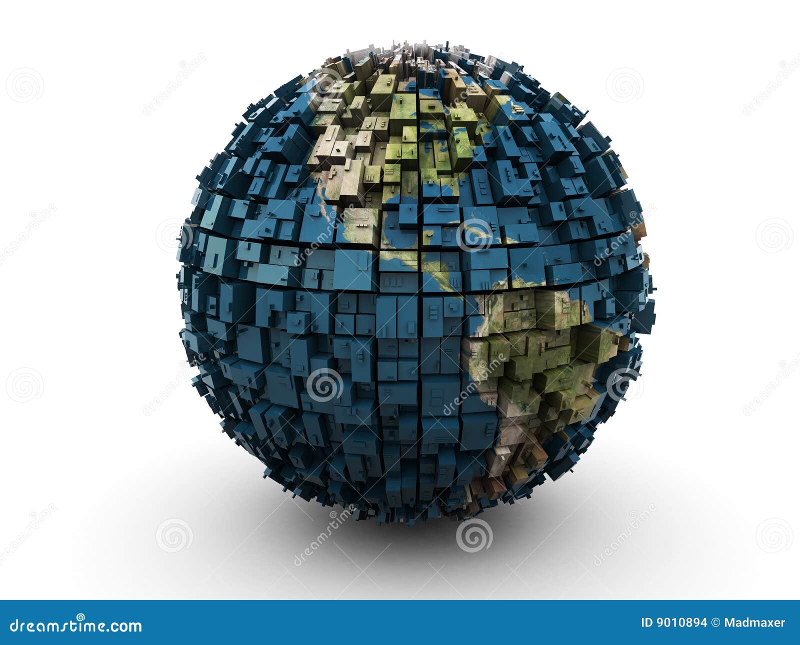 Abstract earth globe stock illustration. Illustration of industrial ...