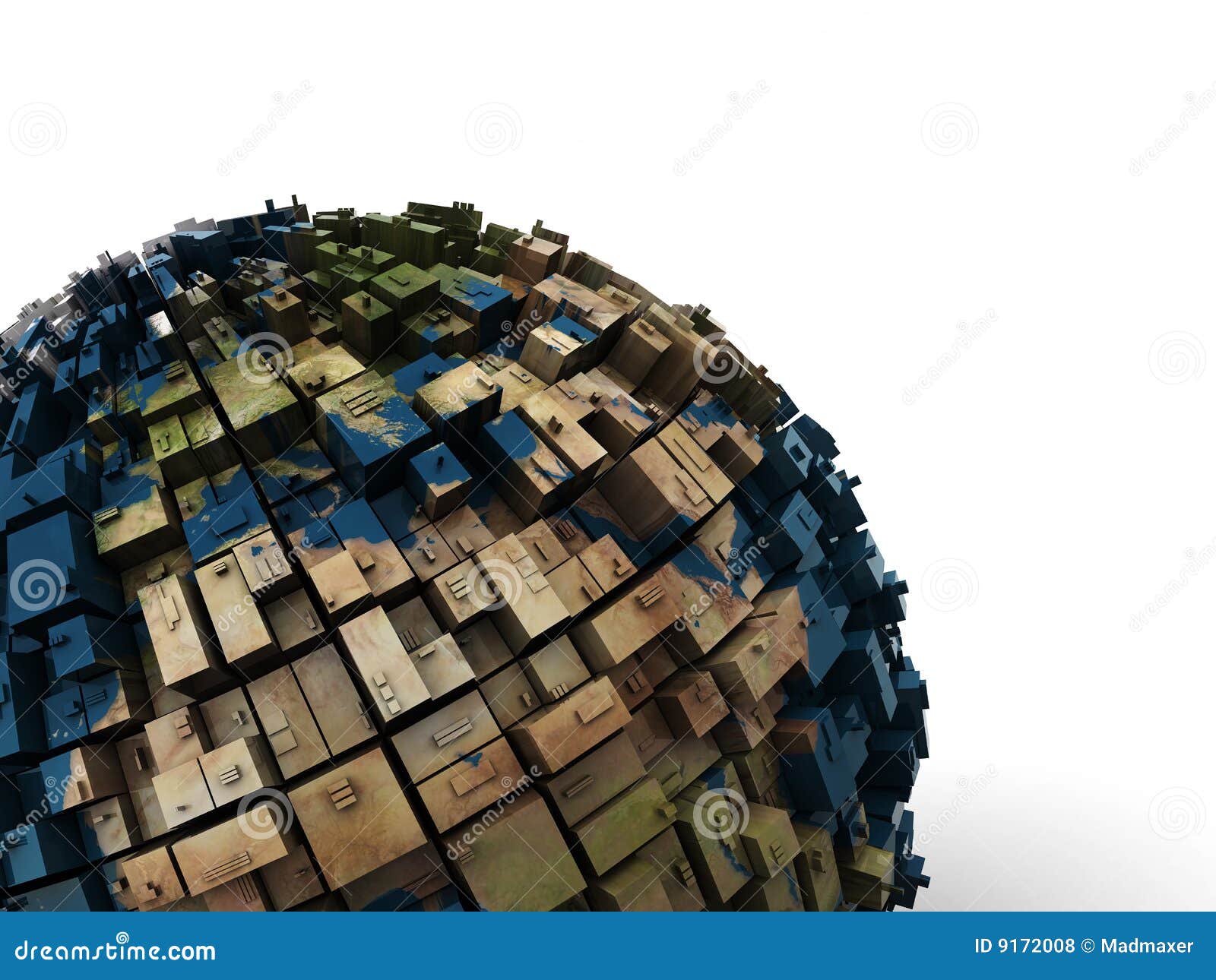 Abstract earth globe stock illustration. Illustration of construction ...