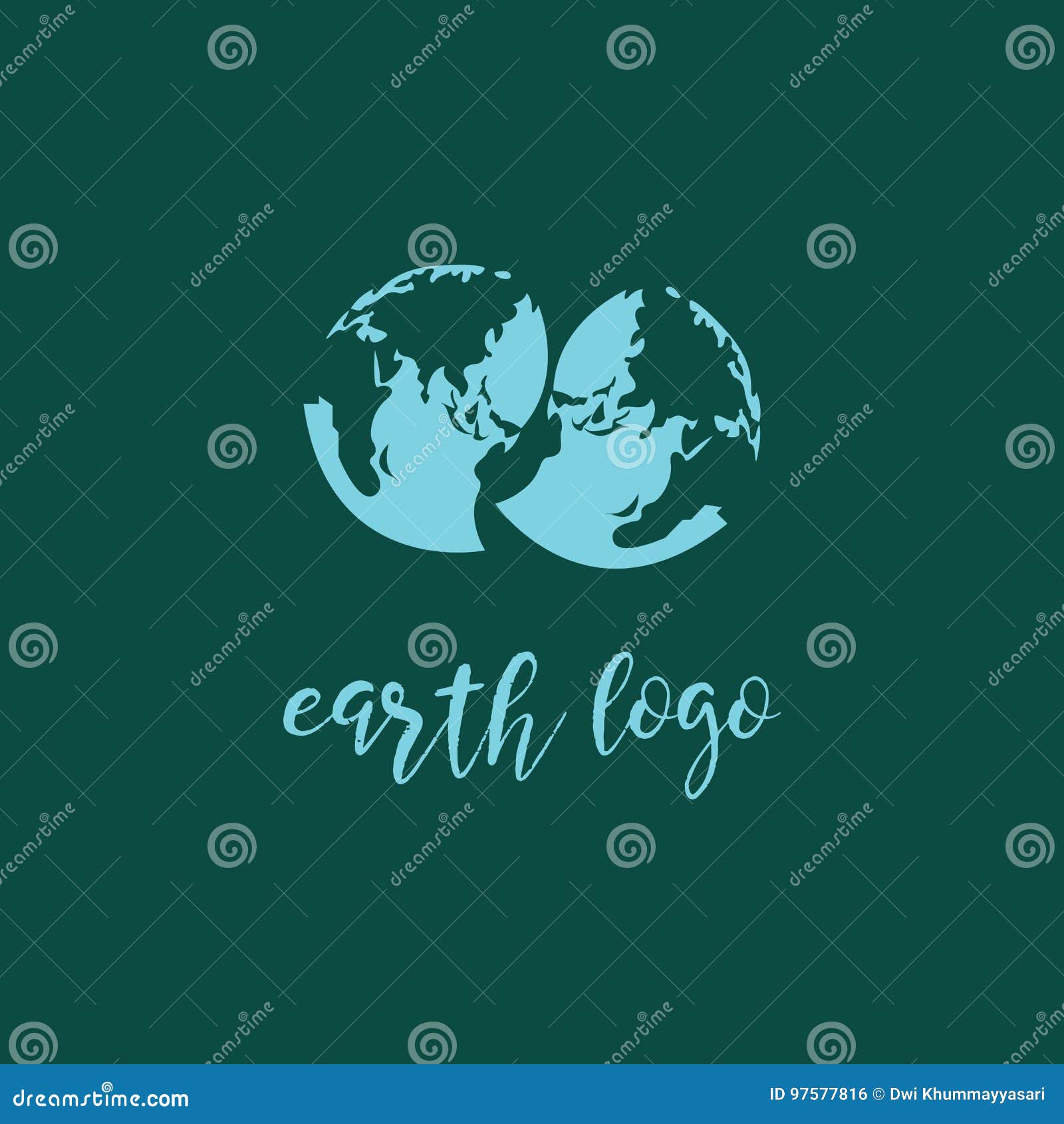 Abstract earth logo stock vector. Illustration of identity - 97577816