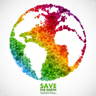 Abstract earth symbol stock vector. Illustration of conservation - 15339628