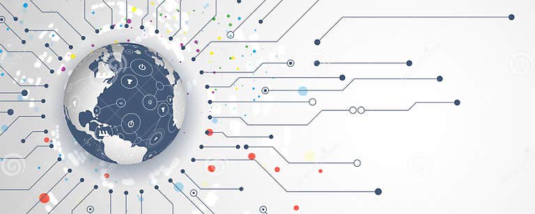 The Abstract Earth Technology Background for Science and Business ...