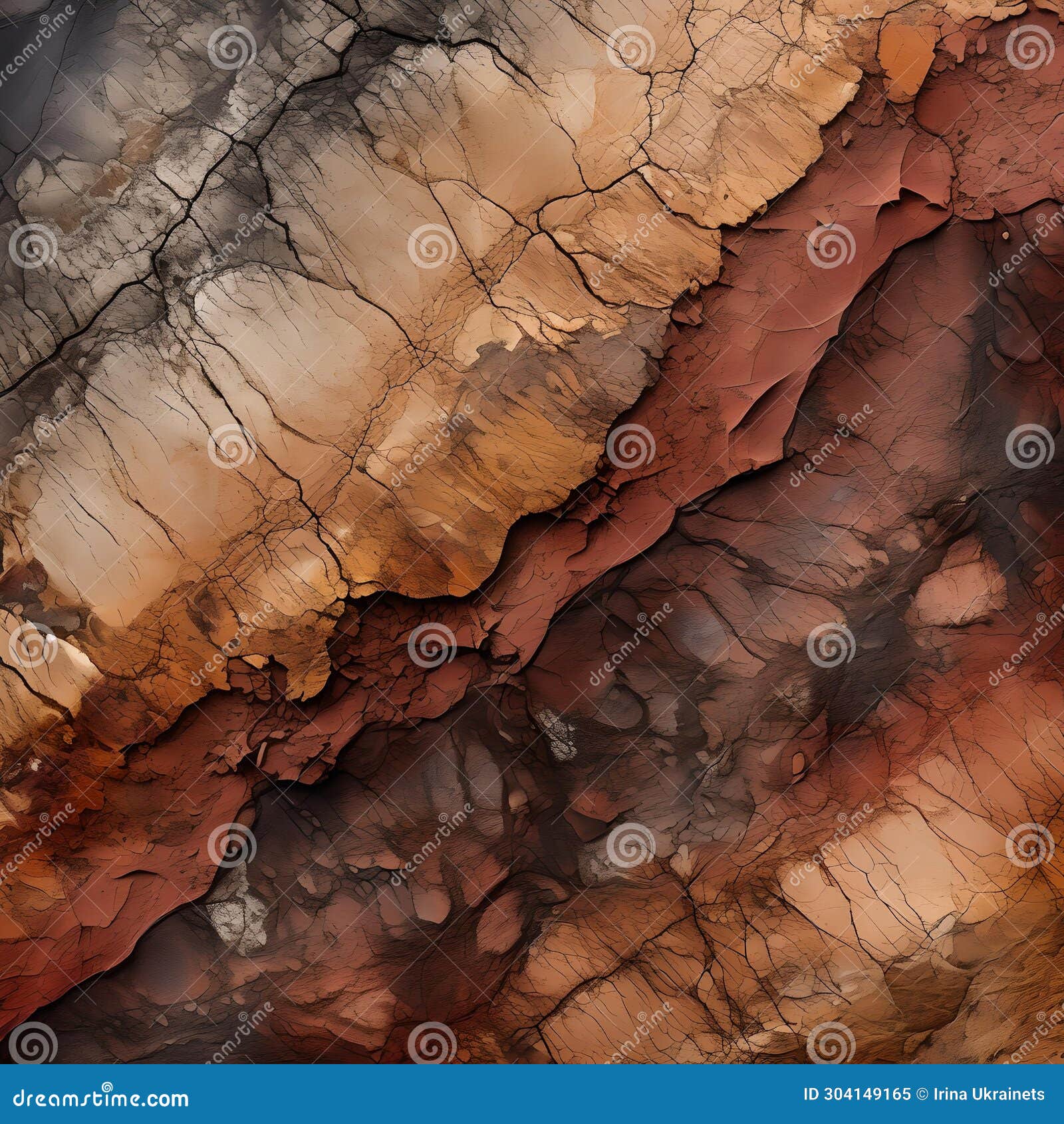 Abstract Earth Tones and Textures Conveying a Rustic Feel. Unique ...