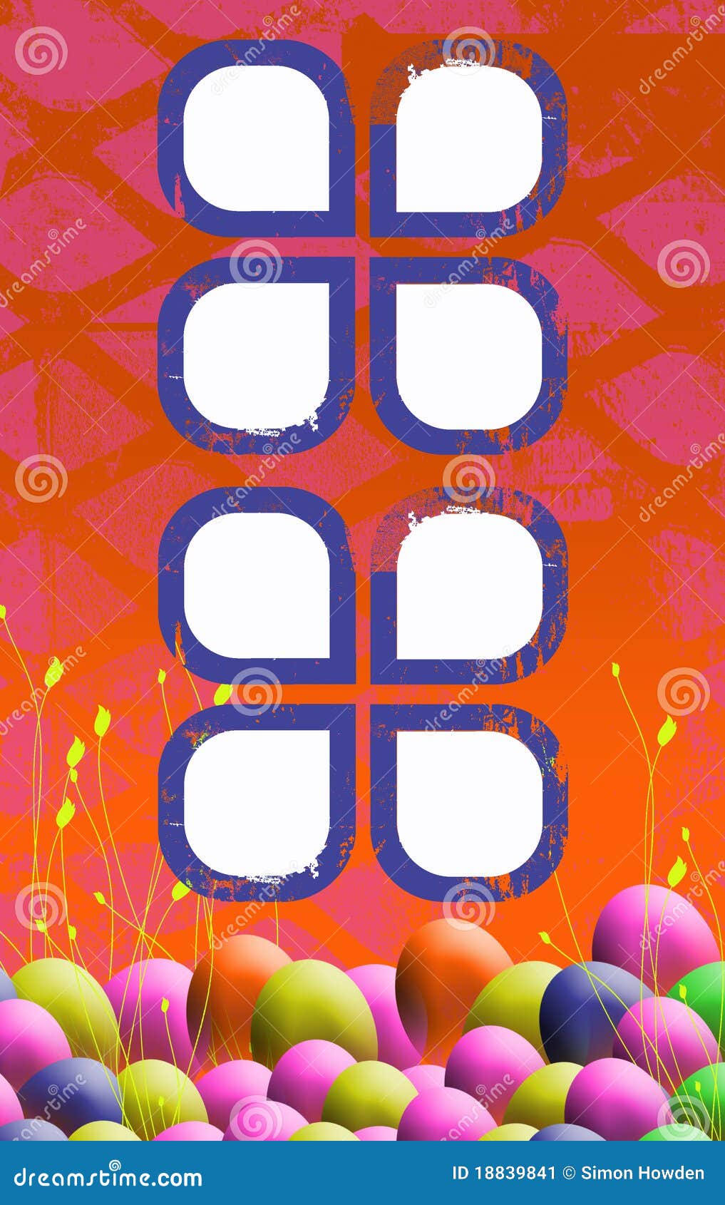 Abstract Easter Background stock illustration. Illustration of ...