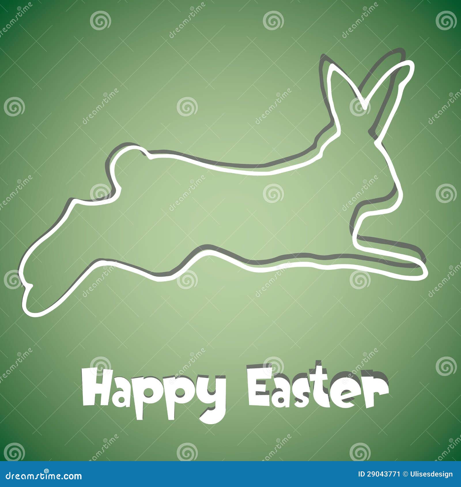 Abstract Easter Bunny Background Stock Vector - Illustration of ...