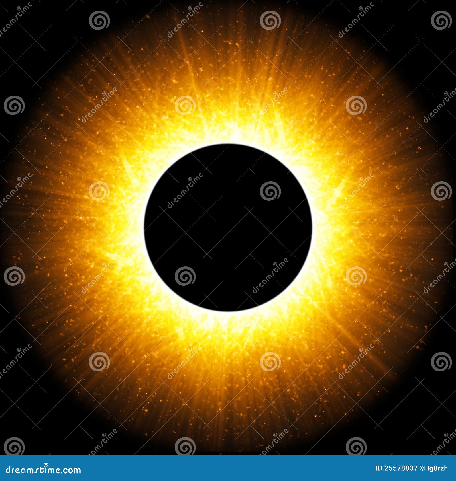Abstract Eclipse Stock Illustration Illustration Of Globe 25578837
