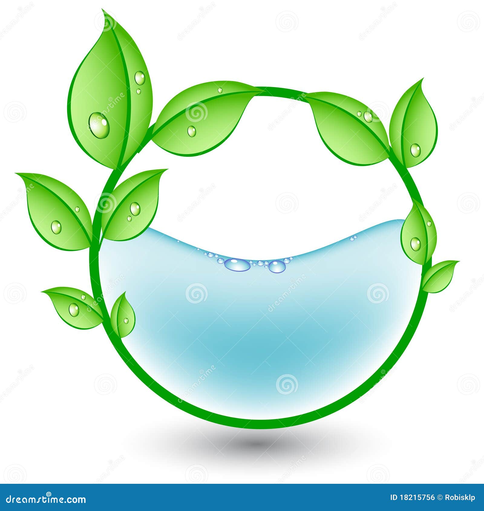 Abstract Eco Circle - Ecology Concept Stock Vector - Illustration of ...