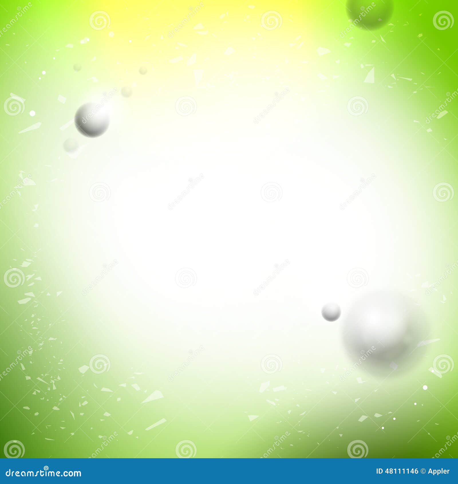 Abstract Eco Friendly Technology Background with Sphere Particles Stock ...