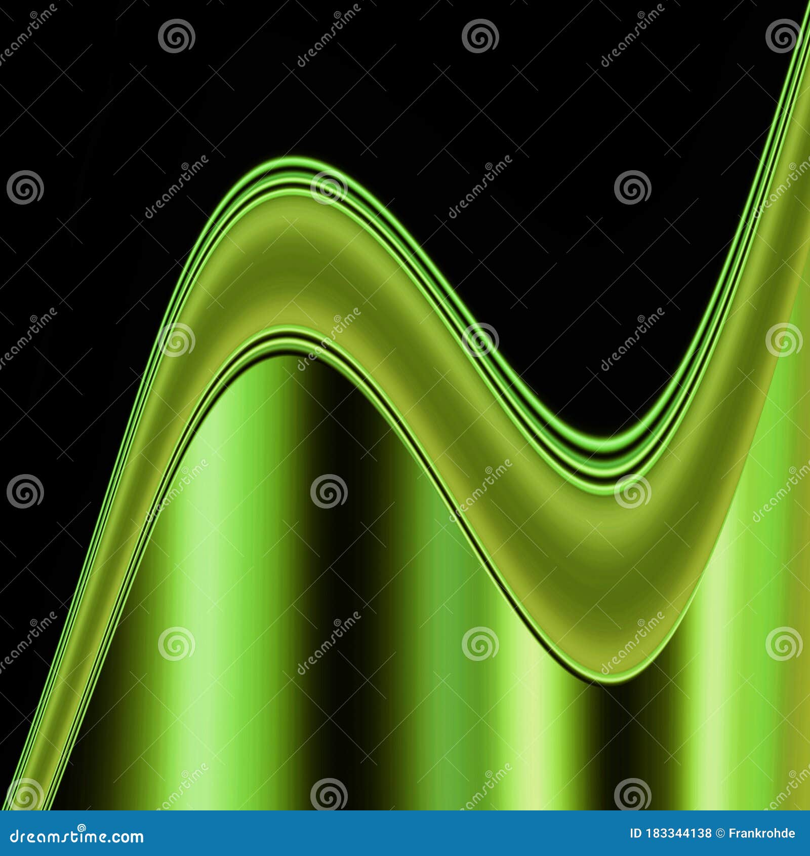 Abstract Eco Wave Design Illustraion Stock Photo - Image of dynamic ...