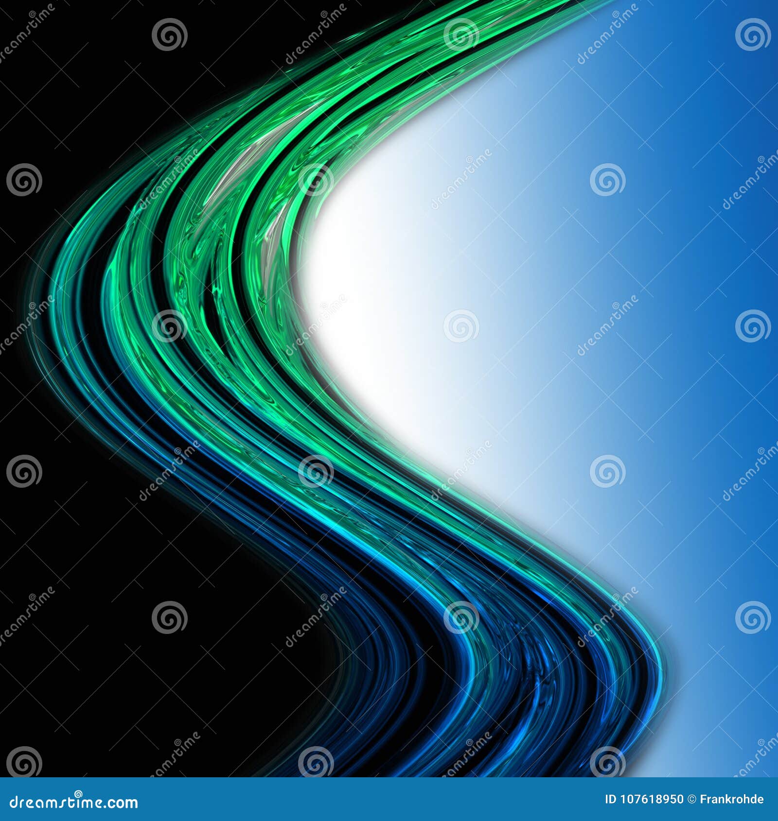 Abstract eco wave design stock illustration. Illustration of blue ...