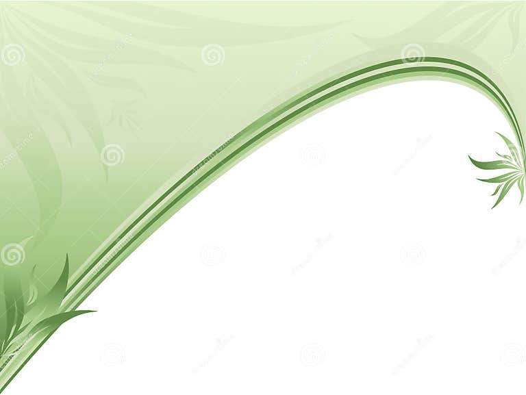 Abstract Ecological Border with Plants Stock Vector - Illustration of ...