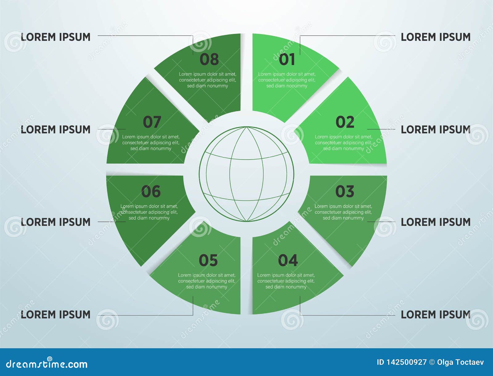Abstract Ecology Concept Background .Vector Infographic Illustration ...
