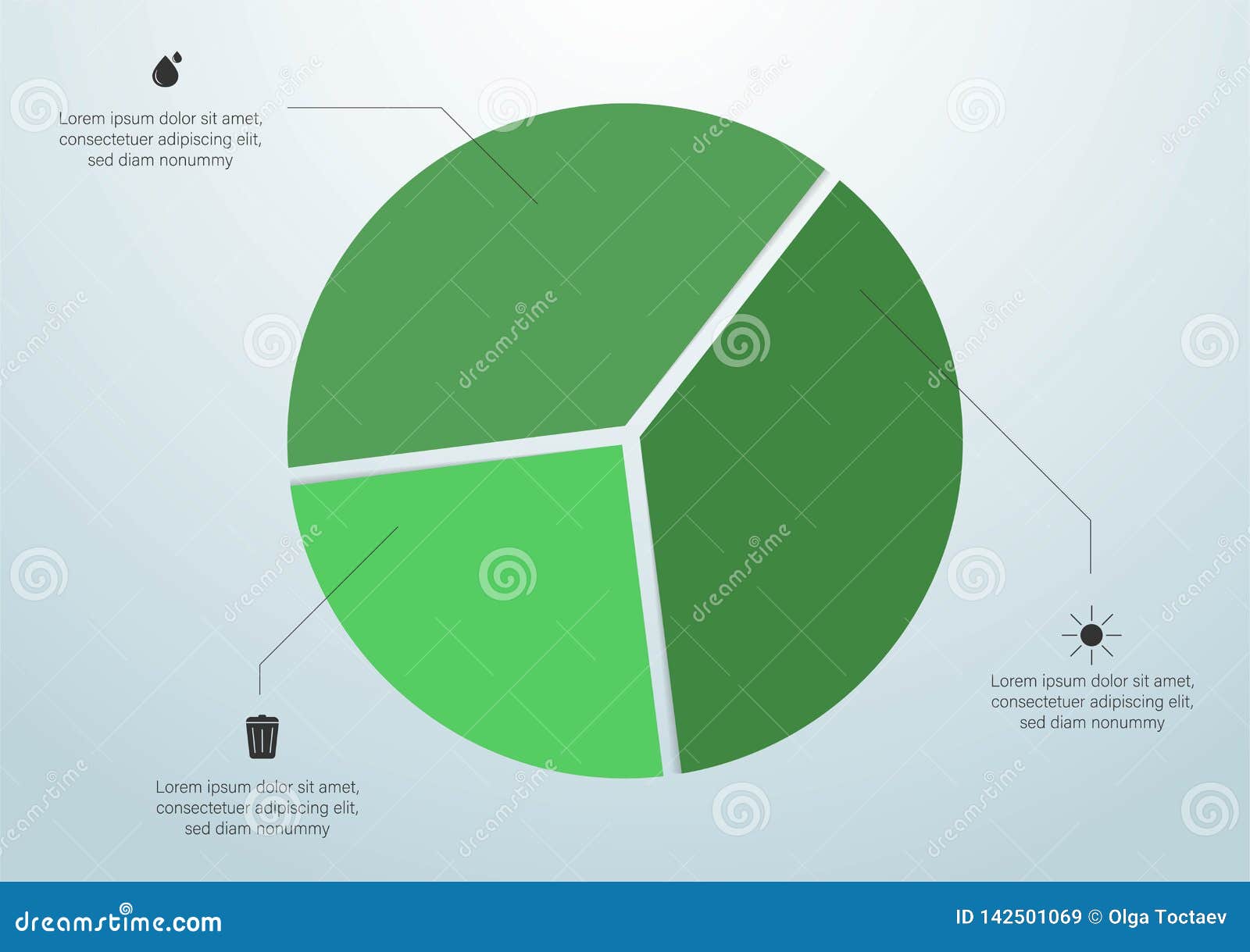 Abstract Ecology Concept Background .Vector Infographic Illustration ...