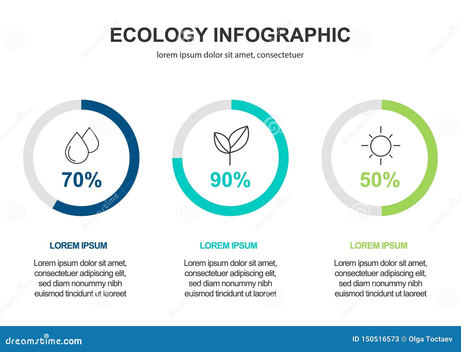 Abstract Ecology Concept Background .Vector Infographic Illustration ...