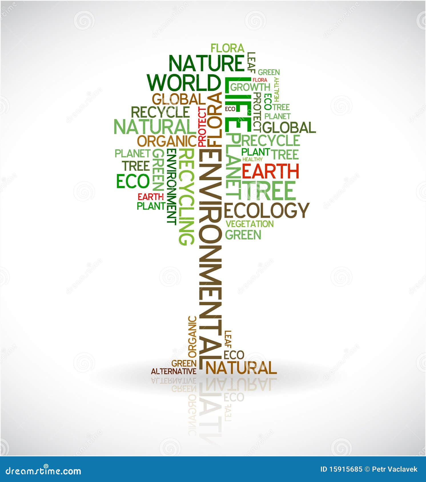 Abstract Ecology Poster - Tree Stock Illustration - Illustration of ...