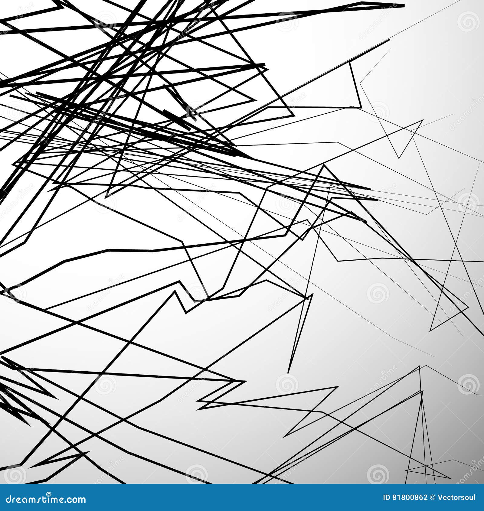 Abstract Edgy Lines Artistic Grayscale Background Stock Vector ...