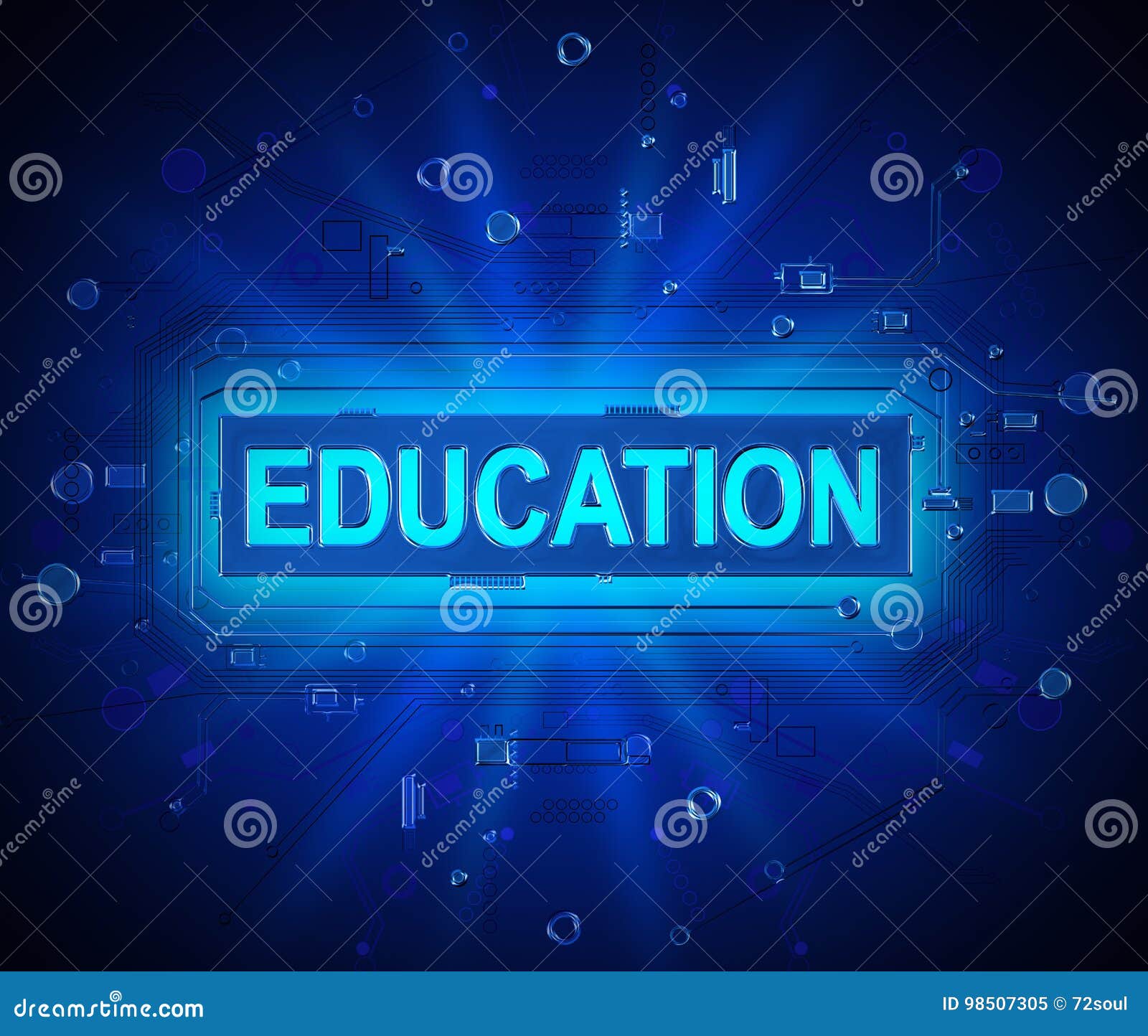 Abstract Education Concept. Stock Illustration - Illustration of ...