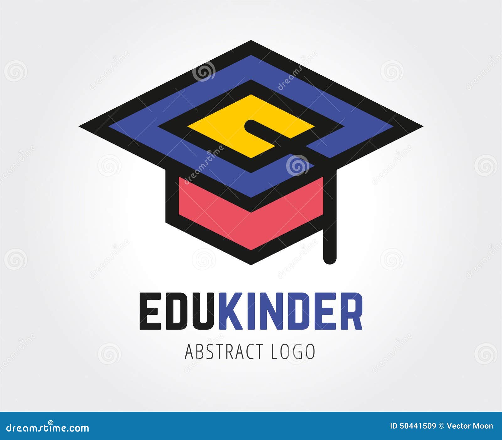 Abstract Education Vector Logo Template for Stock Vector - Illustration ...