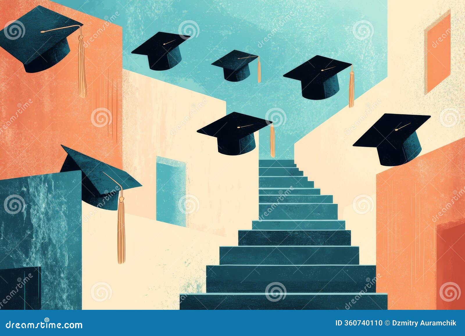 Abstract Educational Pathway Symbolic Representation of Academic ...