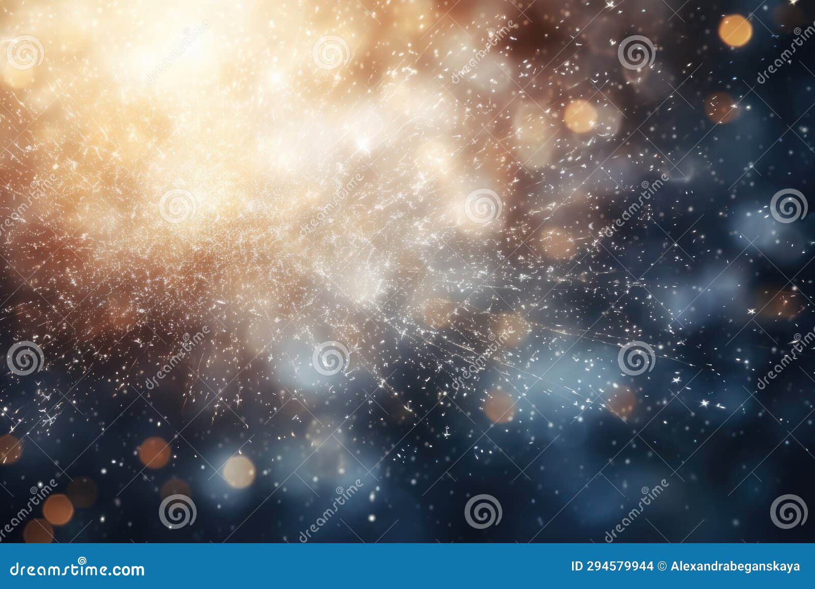 Abstract Effect of Glowing White Color with Sparkling Rays Stock ...