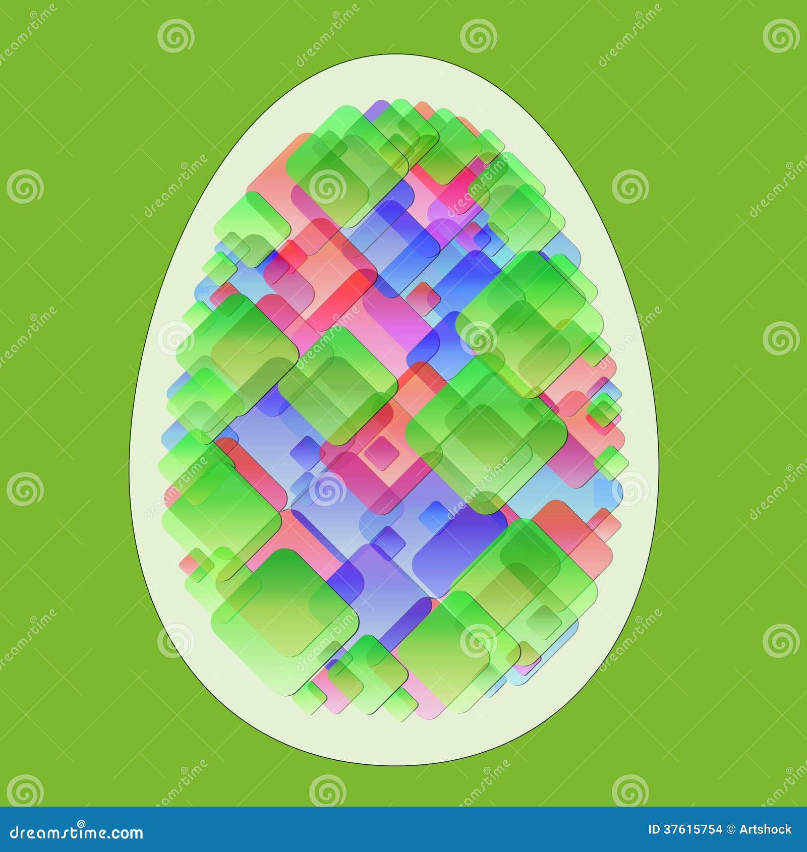Abstract egg stock illustration. Illustration of blue - 37615754