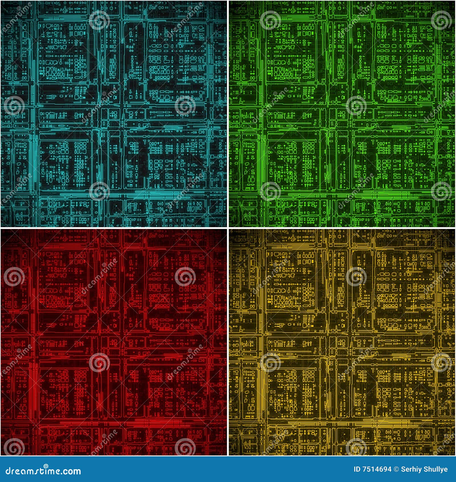 Electric Circuit Types Infographic Diagram Cartoon Vector ...