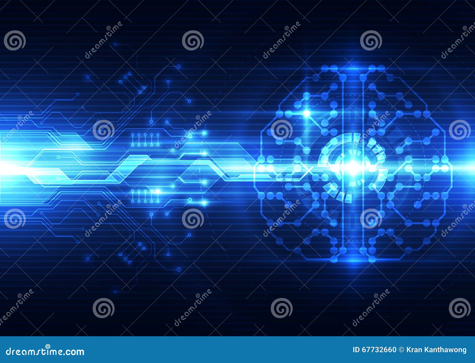 Abstract Electric Lightning Hexagonal Background Vector Illustration | CartoonDealer.com #228817872