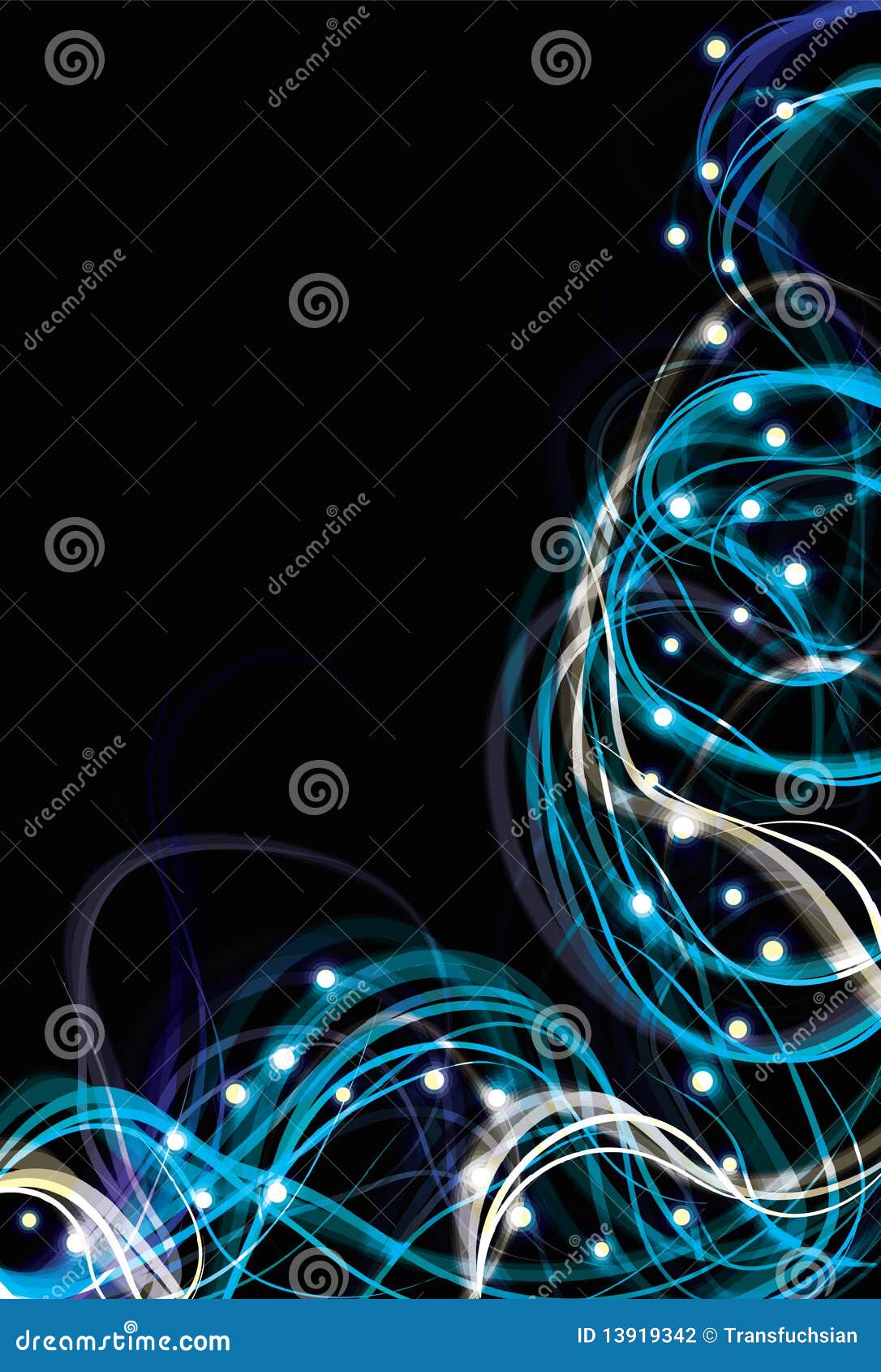 Abstract Electric Light Effect Backgro Stock Vector - Illustration of ...