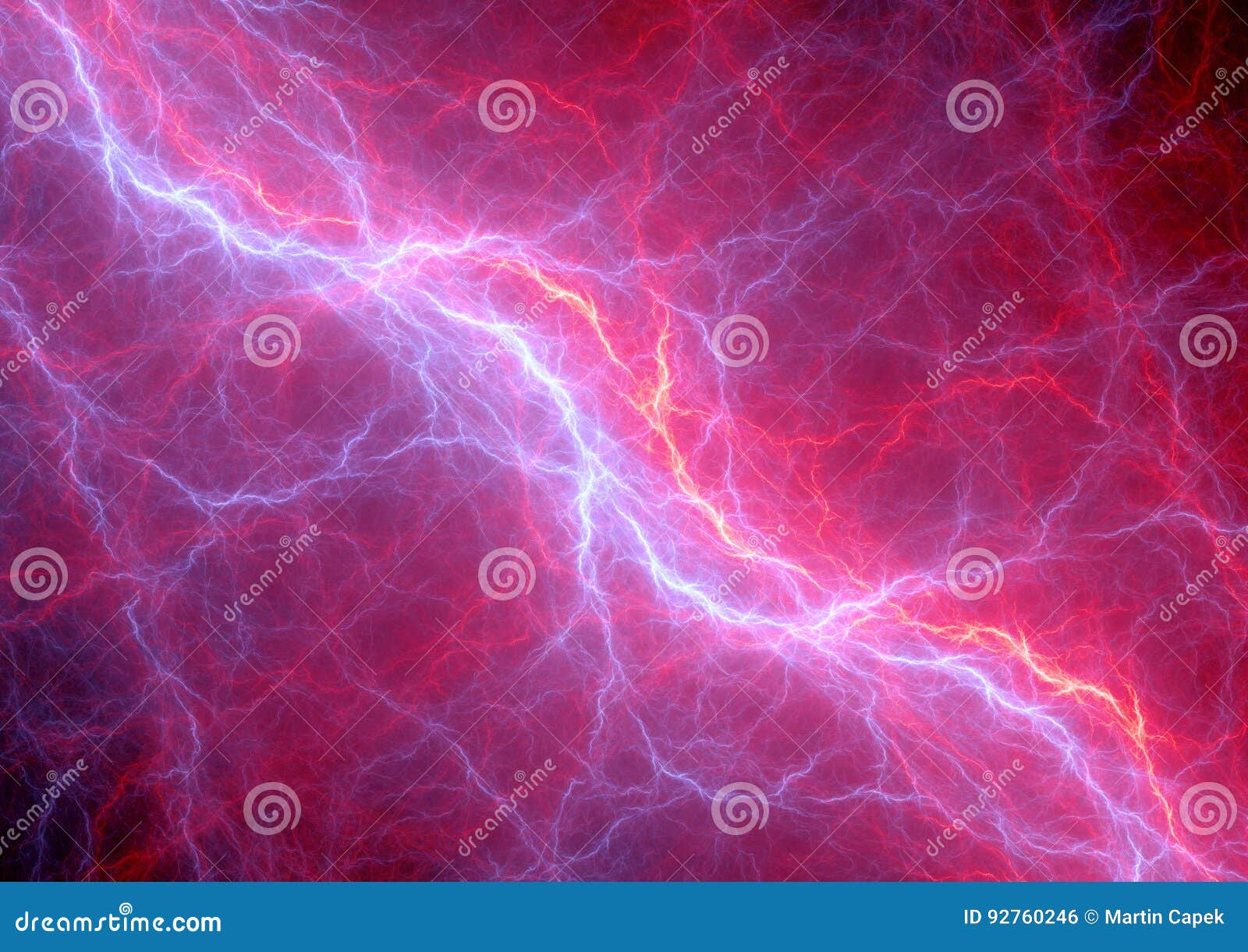 Abstract Electric Lightning Stock Illustration - Illustration of ...