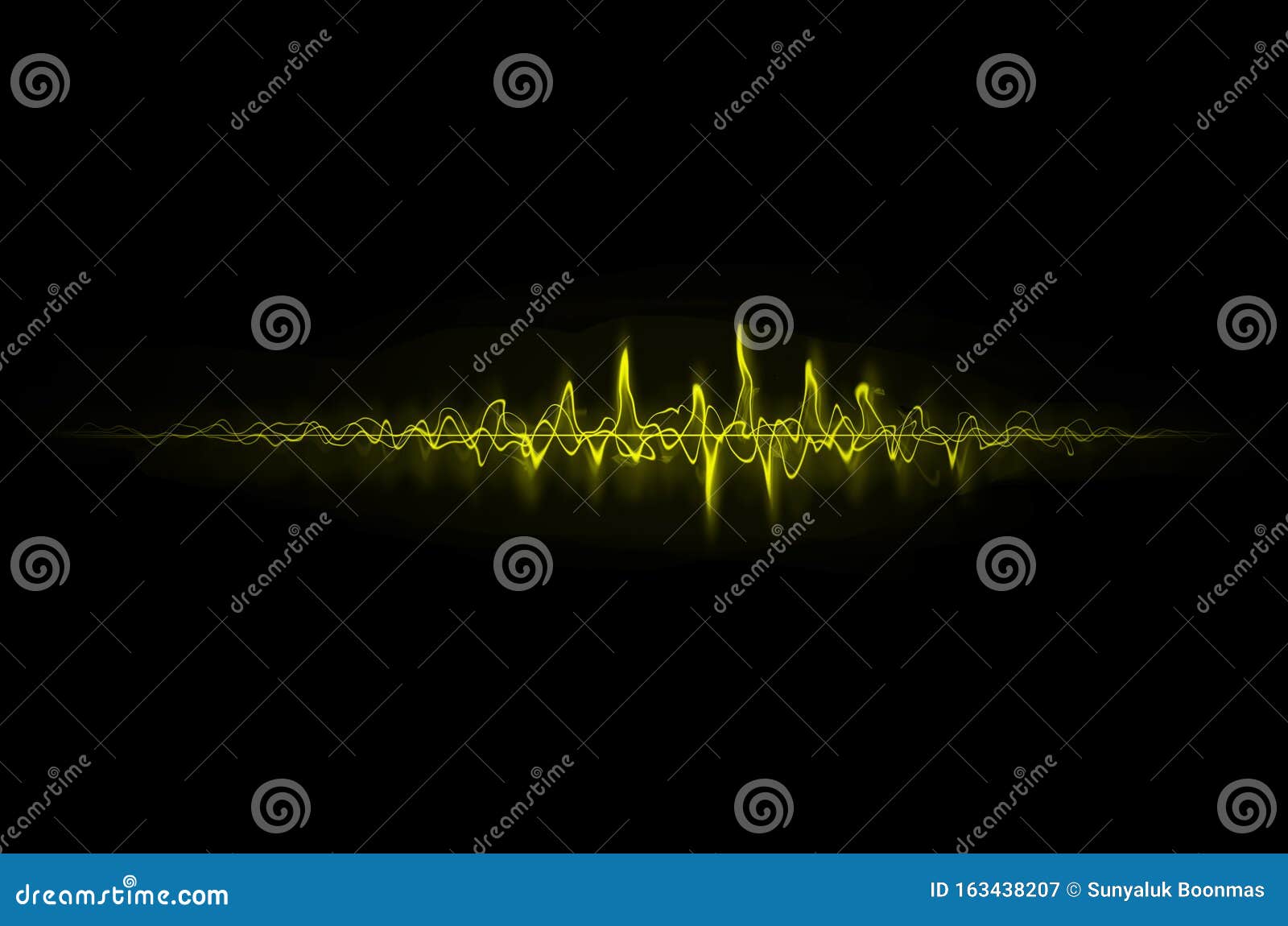 Abstract Electric Green Wave Modern Warfare Stock Illustration ...