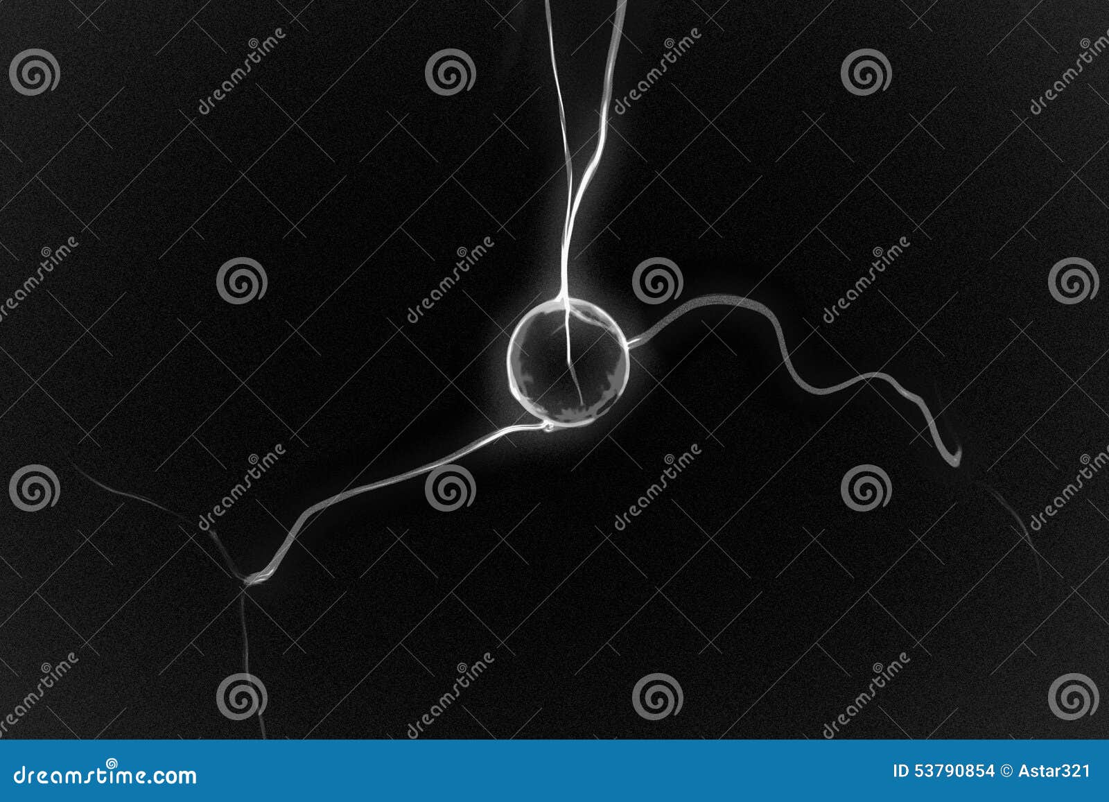 Abstract Electrical Current Stock Photo - Image of argon, power: 53790854