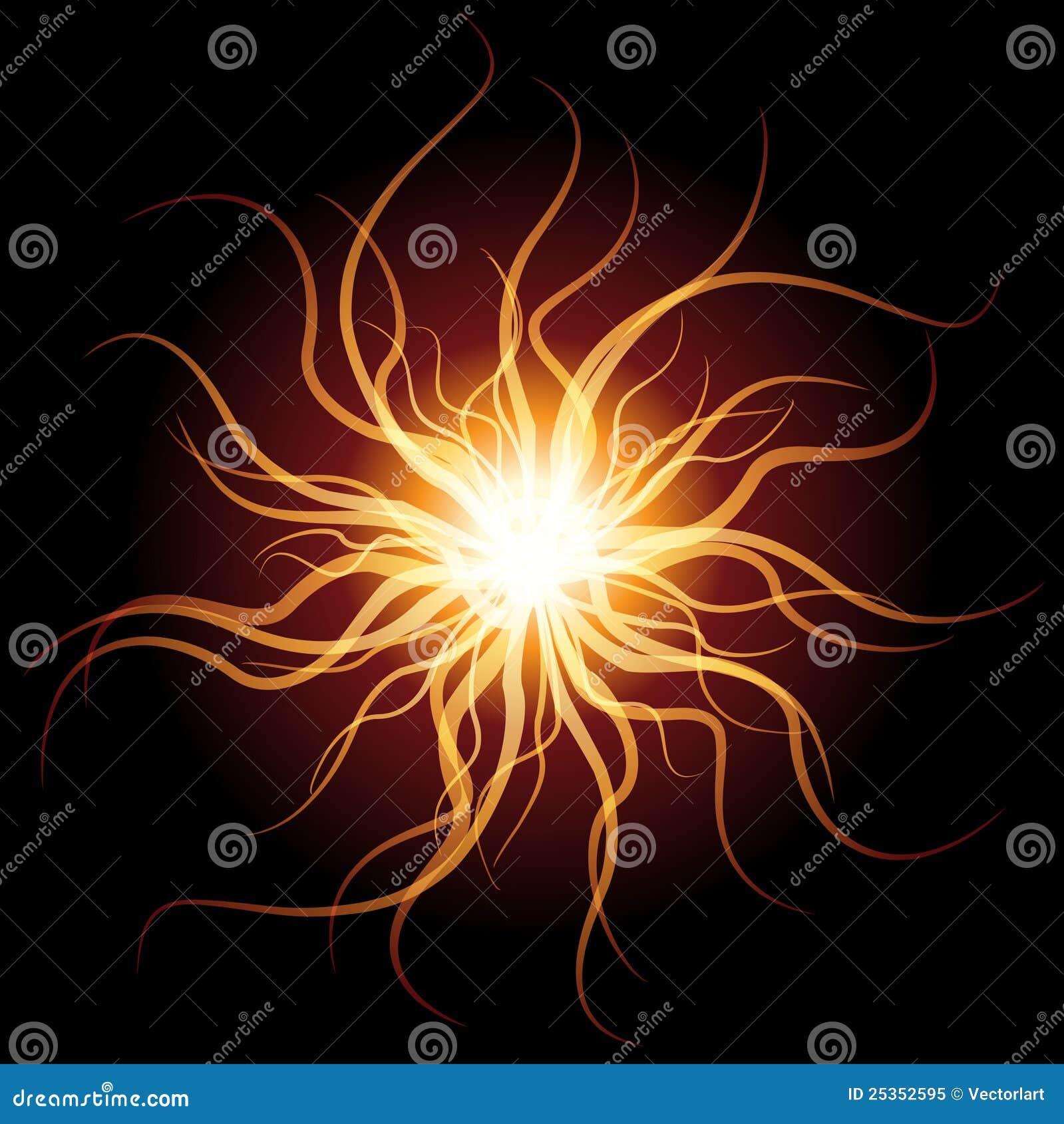 Abstract electricity stock vector. Illustration of futuristic - 25352595