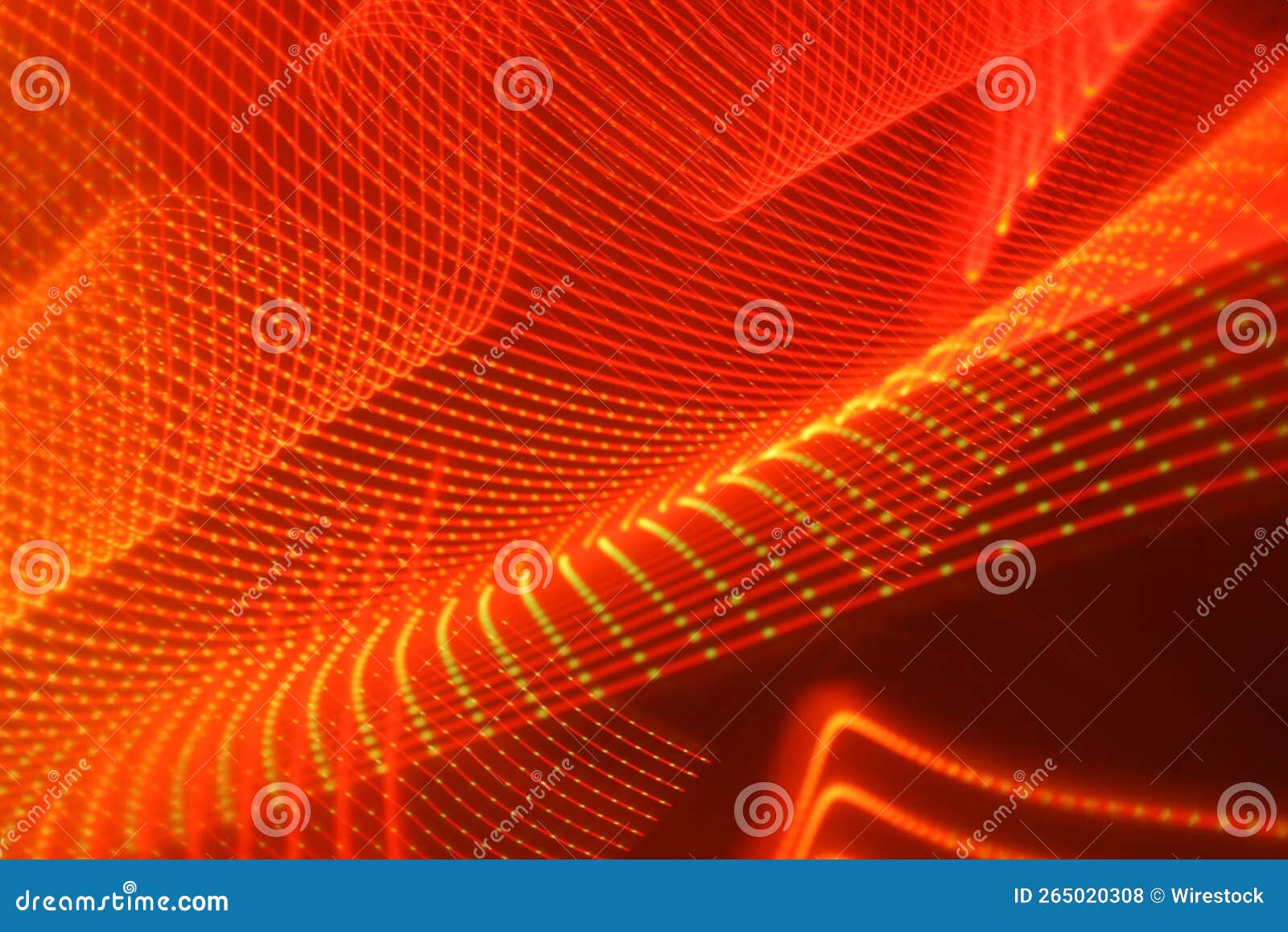 Abstract Electromagnetic Waves Background Stock Illustration ...
