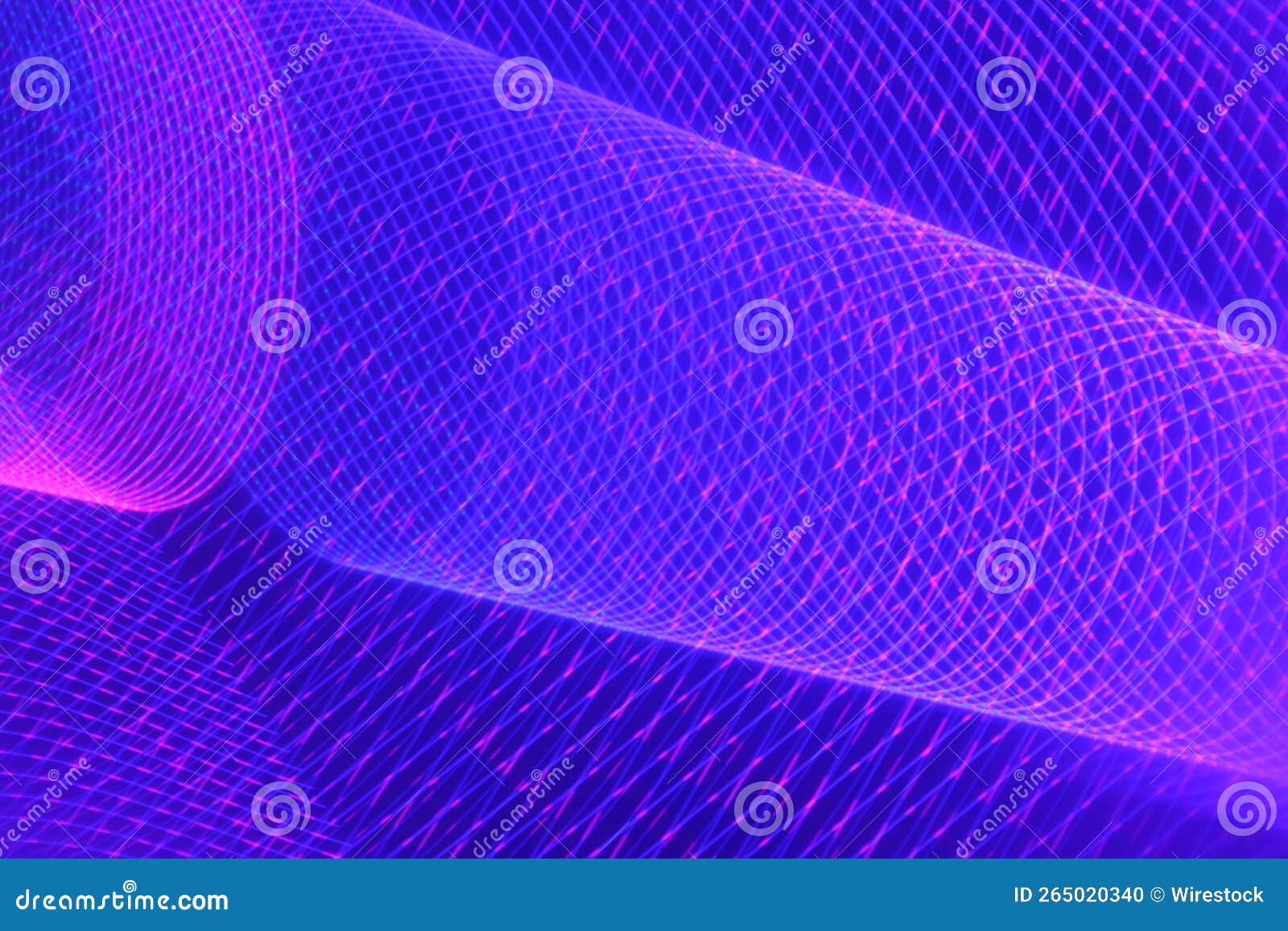 Abstract Electromagnetic Waves Background Stock Illustration ...