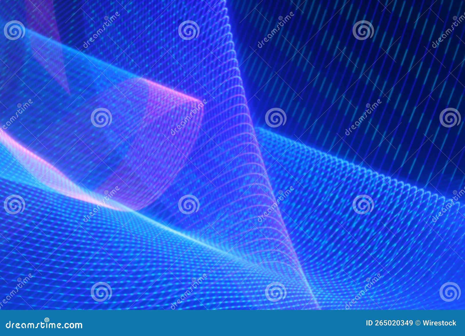 Abstract Electromagnetic Waves Background Stock Illustration ...