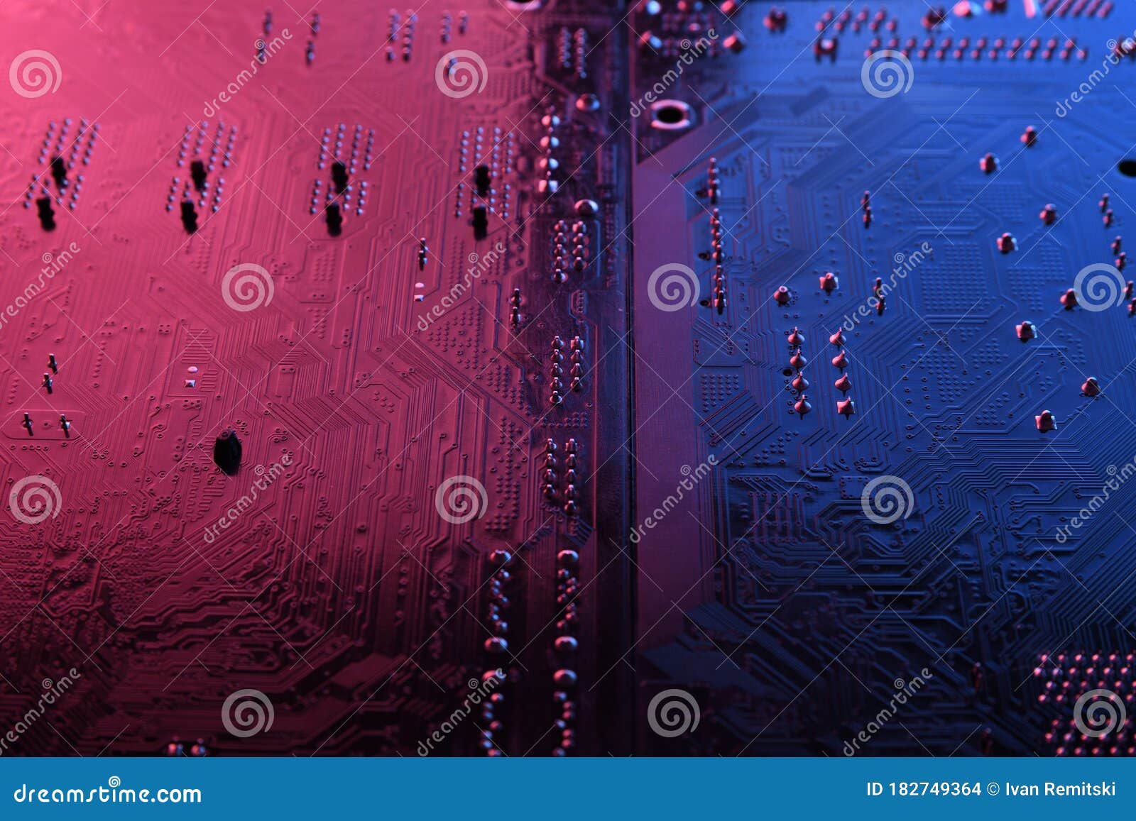 Abstract Electronic Circuit Board, Computer Motherboard Lines and ...