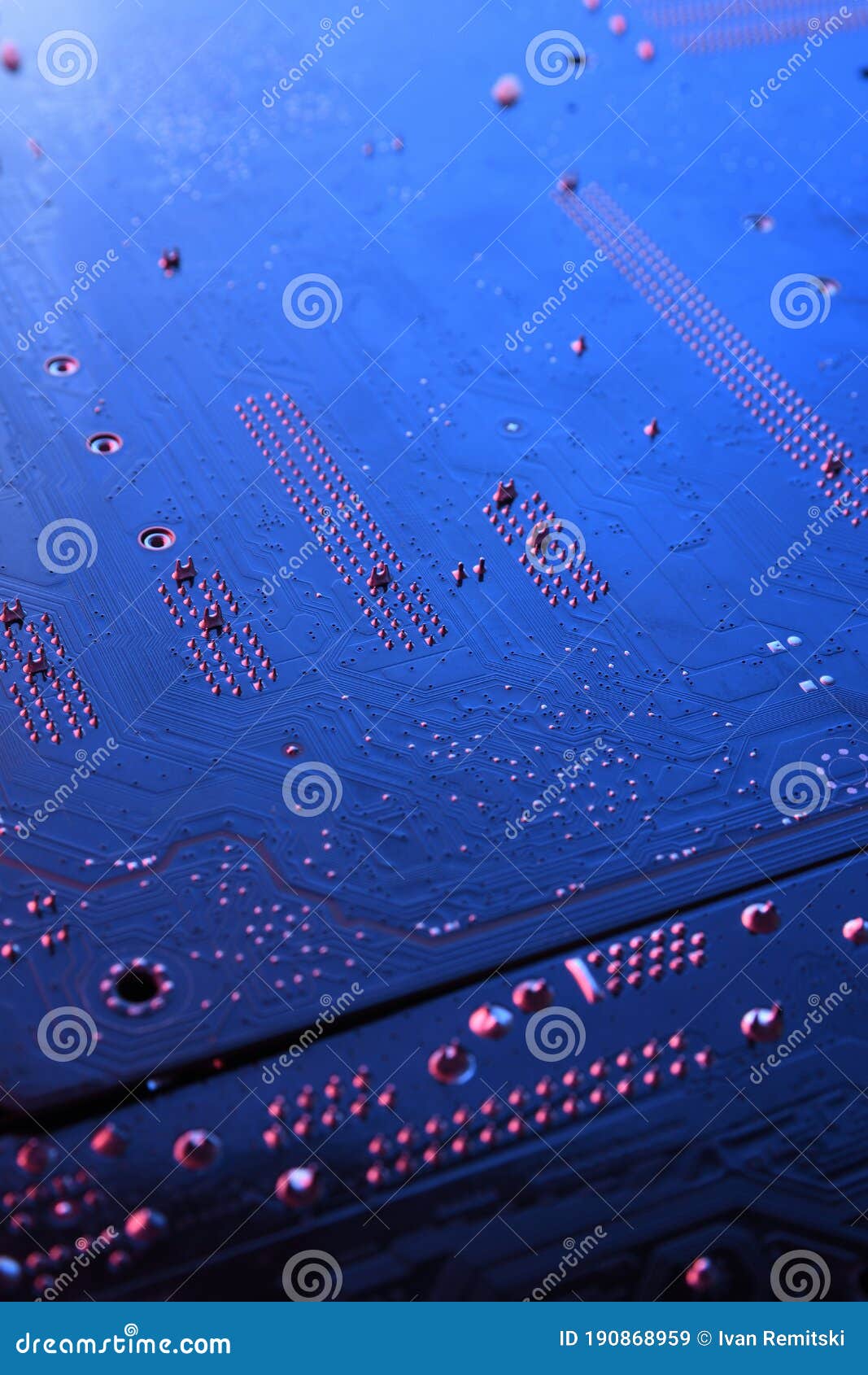 Abstract Electronic Circuit Board, Computer Motherboard Lines and ...