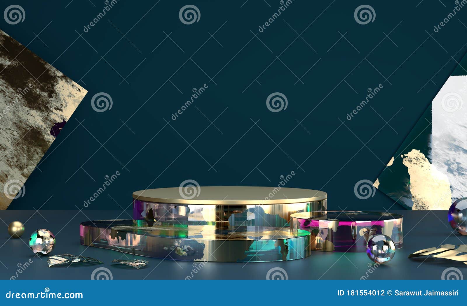 Abstract Elegance Luxury Stage Platform, Template for Advertising ...