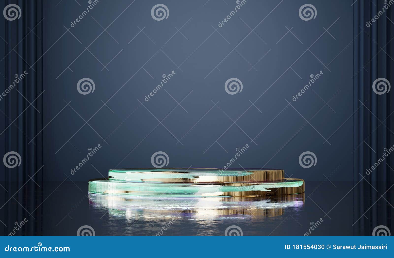 Abstract Elegance Luxury Stage Platform, Template for Advertising ...