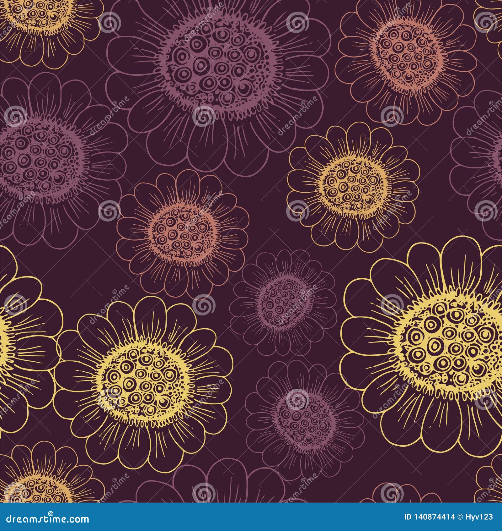 Abstract Elegance Seamless Pattern with Floral Stock Illustration ... Abstract Elegance Seamless Pattern with Floral Stock Illustration ...