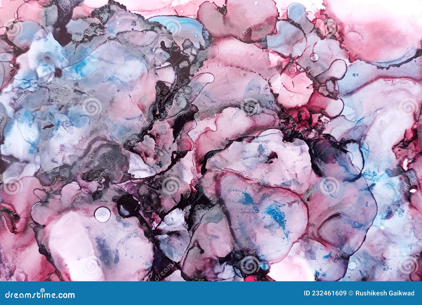 Abstract Elegant Alcohol Ink Background Stock Vector - Illustration of ...